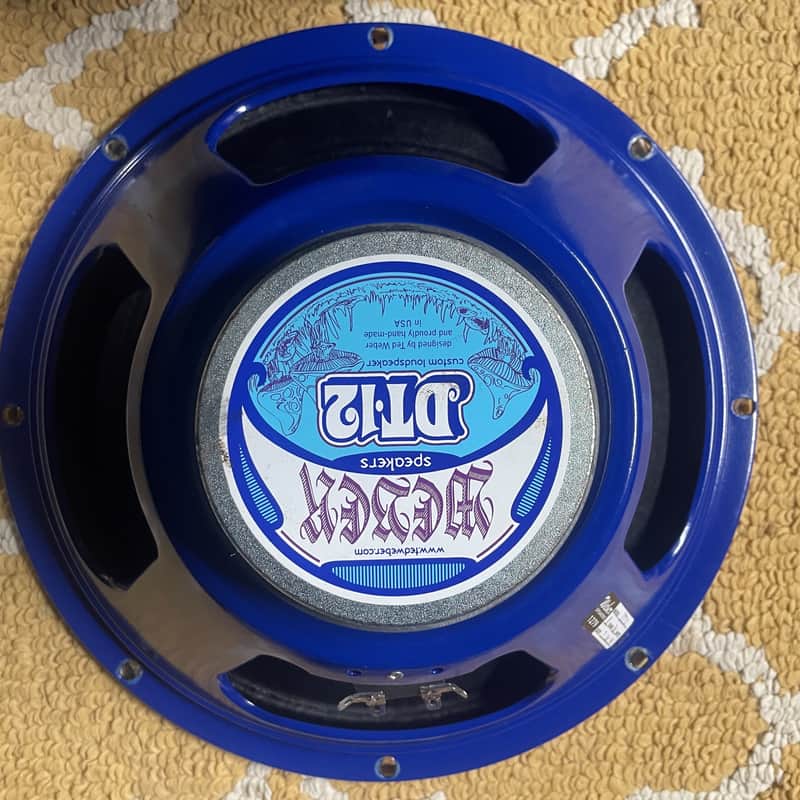 Weber Derek Trucks DT-12 2024 - Blue-factory break in | Reverb