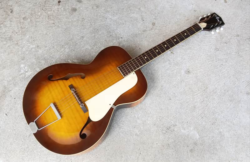 1960's Kay N-2 Archtop Acoustic Guitar w/ Case - Time Capsule | Reverb