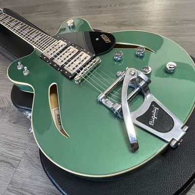 Gretsch G2627T Streamliner 3-Pickup Cateye, Georgia Green - | Reverb