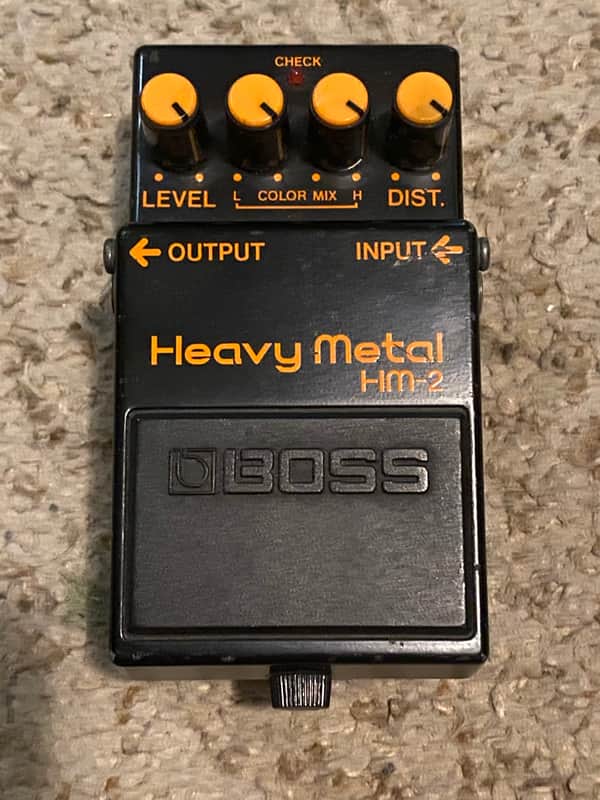 Boss HM-2 Heavy Metal (w/9v mod) Black Label) 1983 - 1988 - | Reverb