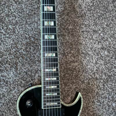 Ibanez ARZIR27-BK Iron Label seven string electric guitar EMG | Reverb