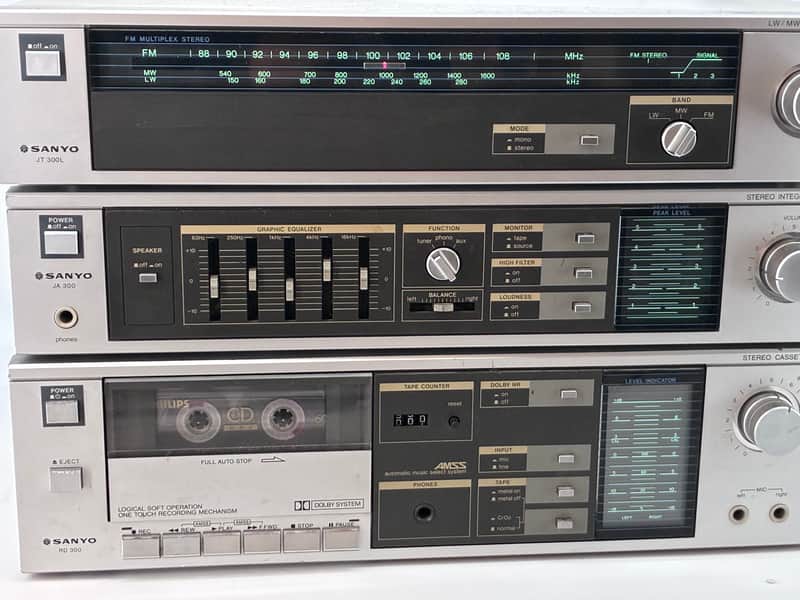 Sanyo RD-300, JA-300 & JT-300 - Hifi-set | Reverb