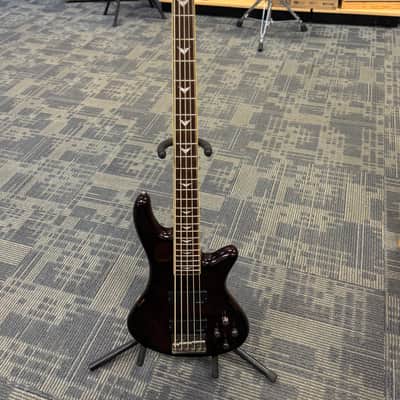 Used Schecter Stiletto Diamond Series 5 string bass - Black | Reverb