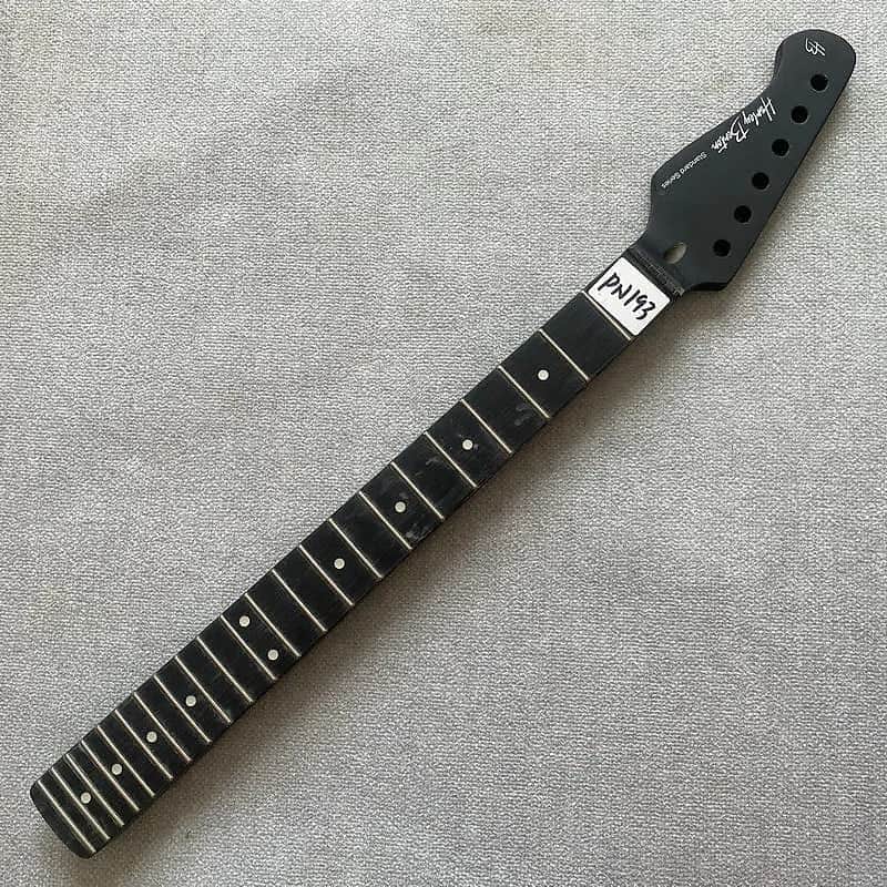 Harley Benton Left Handed Strat Style Black Guitar Maple | Reverb