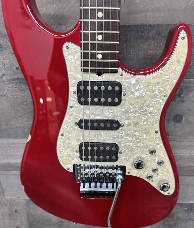 1997 Tom Anderson Classic Red Solid Body Electric | Reverb Canada