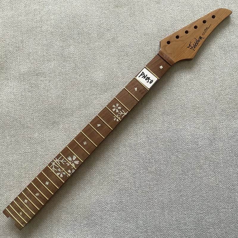Roasted Maple Guitar DIY Project Neck, Rosewood Fingerboard | Reverb