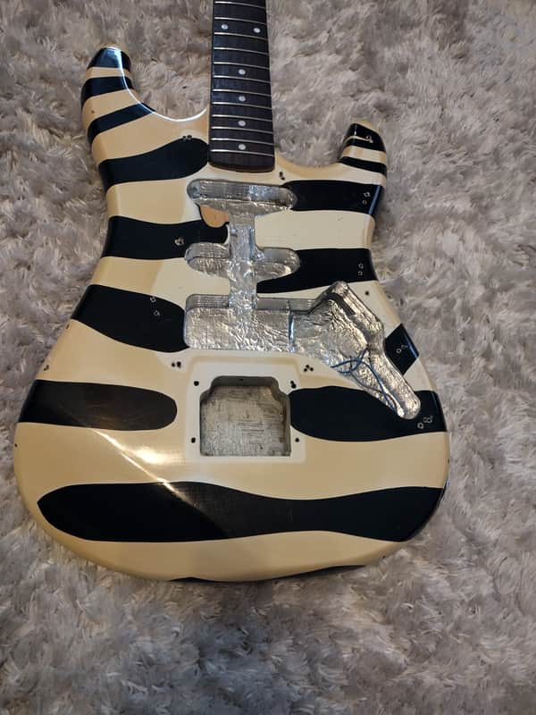 Hondo FAME 761 SERIES Mid 80's - Zebra | Reverb