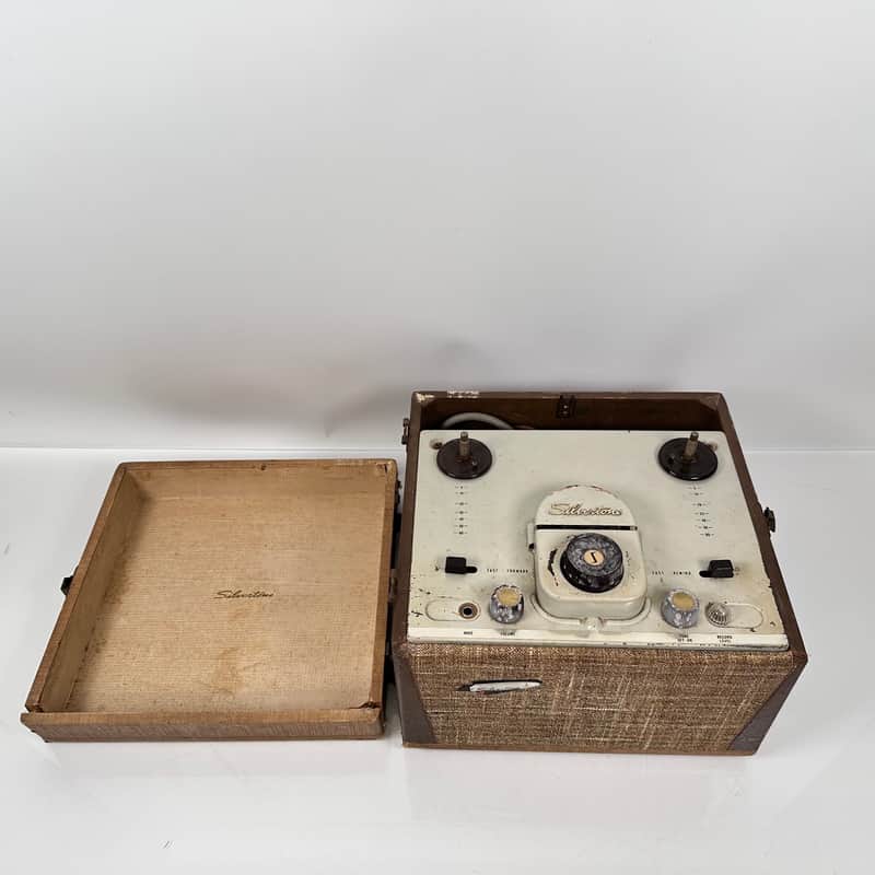 Vintage Silvertone Reel To Reel Portable Recorder 1960's | Reverb UK