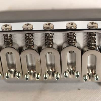 Hipshot Lefty 6 String US Contour Guitar Bridge Chrome | Reverb
