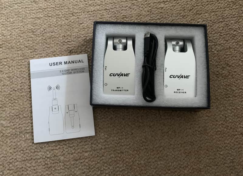 Cuvave Wp-1 2.4G Wireless Guitar System Transmitter & | Reverb