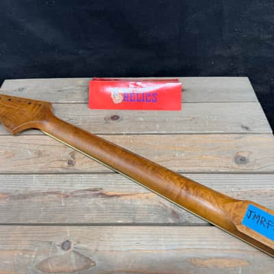 Real Life Relics Nitro 3A Curly Flame Maple Roasted | Reverb Australia