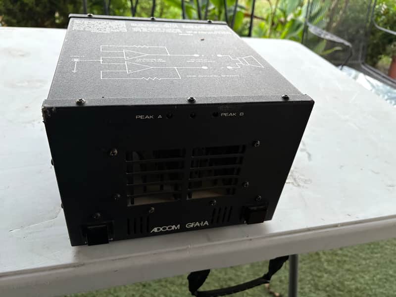 Adcom GFA-1A 1980s - Black Power Amplifier | Reverb