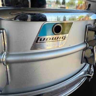 Vintage 1970's Ludwig Acrolite 5x14" Aluminum Snare Drum (Rm | Reverb