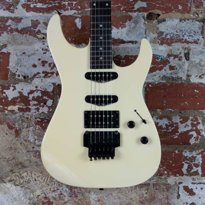 ZEP II Custom Super Strat 1980's White MIJ Japan ESP | Reverb