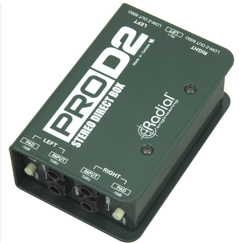 Radial ProD2 Stereo Passive DI Box | Reverb