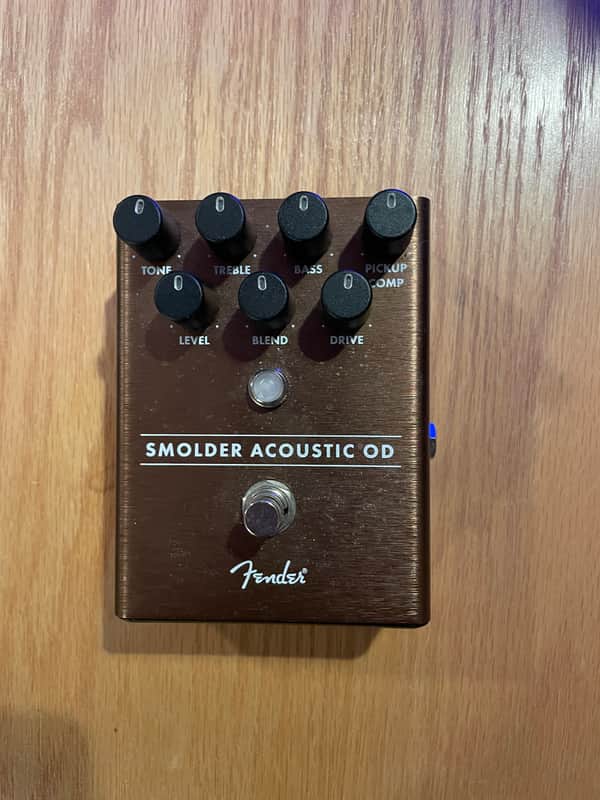 Fender Smolder Acoustic Overdrive - Brown | Reverb