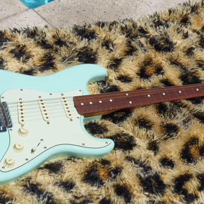 Surf Green Fender Vintera '60s Stratocaster (2020) w Pau | Reverb