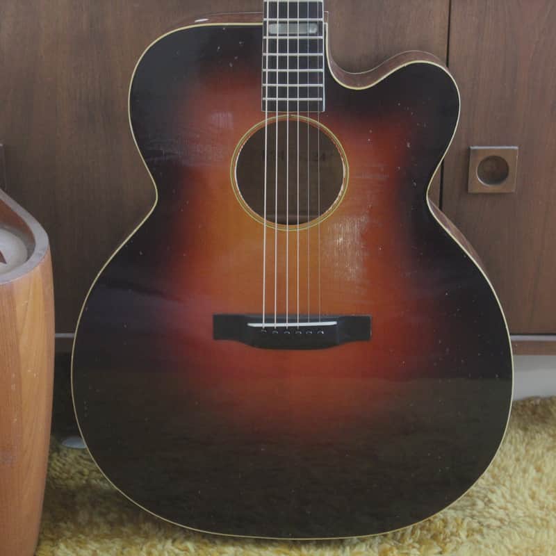 Kay jumbo flat top conversion to X braceing 1960s | Reverb