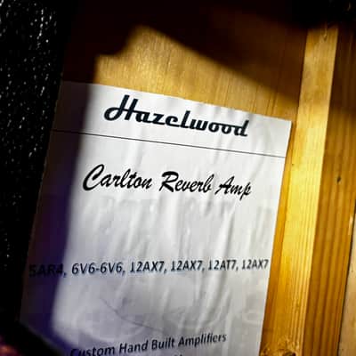 Hazelwood Carlton Reverb – Handbuilt Boutique 1×12 Combo | Reverb