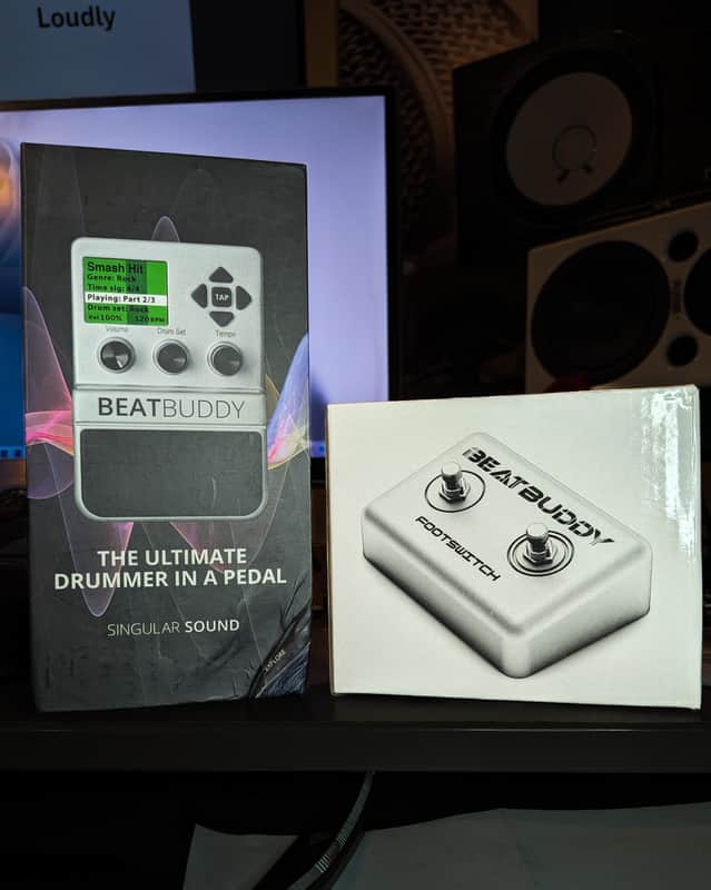 Singular Sound BeatBuddy with Footswitch 2010s - Silver | Reverb