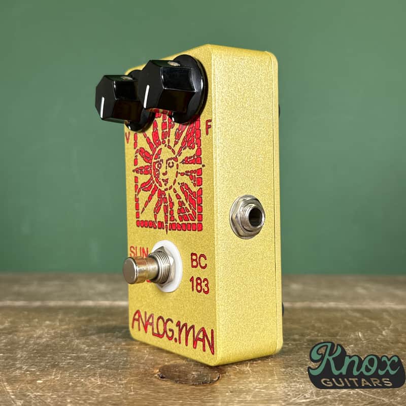 Analogman Sun Face BC183 Silicon Fuzz 2010s - Gold | Reverb