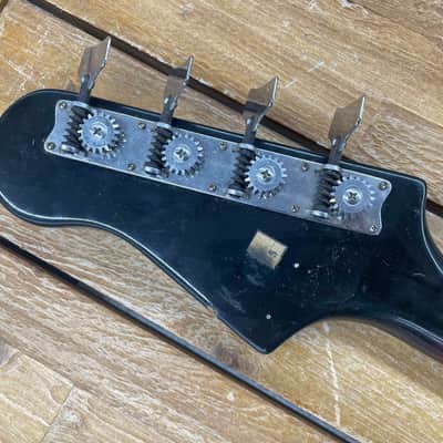 Kent Vintage Electric Bass - Redburst w/ Chipboard Case | Reverb