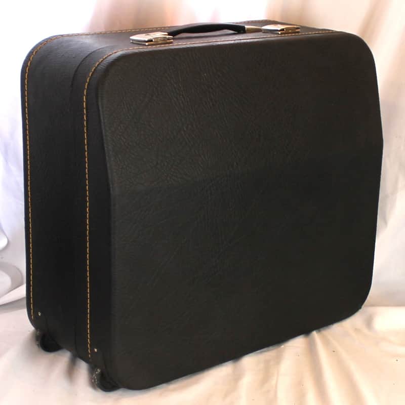 Black Italian Trolley Hard Case for Accordion 21" x 19" x 10" | Reverb