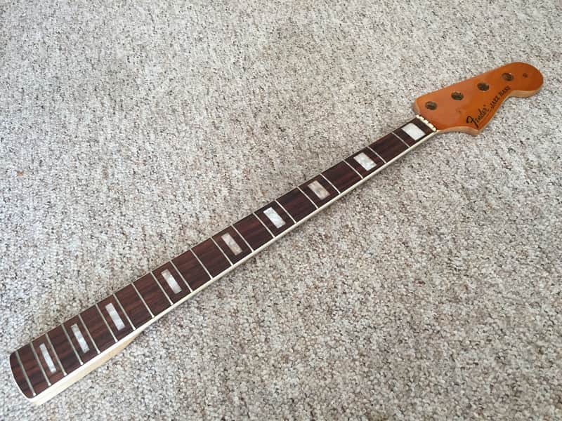 Fender Jazz Bass Neck - Maple / Rosewood Block pearl | Reverb Estonia