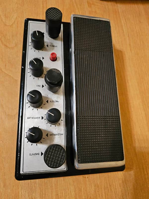 Ltava Fuzz-Wah & Vibrato Soviet Pedal Guitar Effects USSR | Reverb