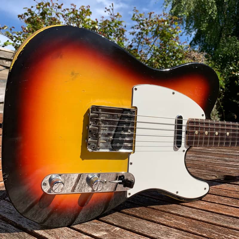 1966 Fender Telecaster 3 Tone Sunburst | Reverb