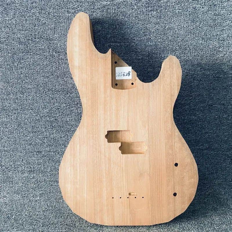 Mahogany Wood 4 String Precision Bass Style Body | Reverb UK