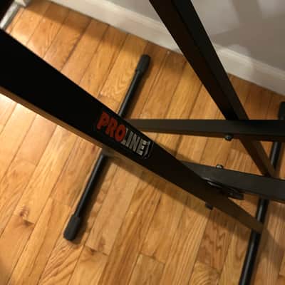 Proline PL402 2-Tier Double X-Braced Keyboard Stand Black | Reverb