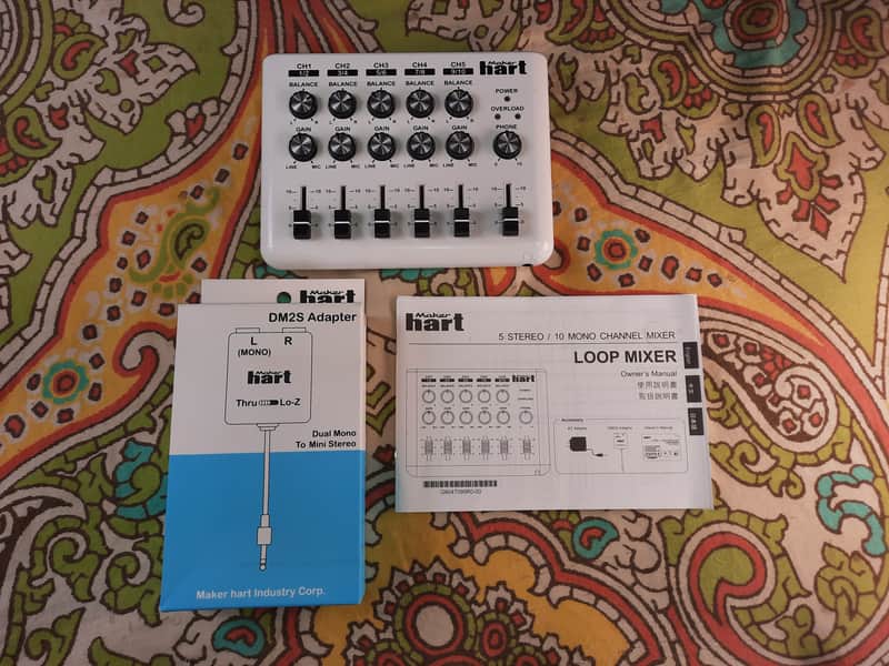 Maker Hart Loop Mixer - 5 Channel Stereo Loop Mixer | Reverb