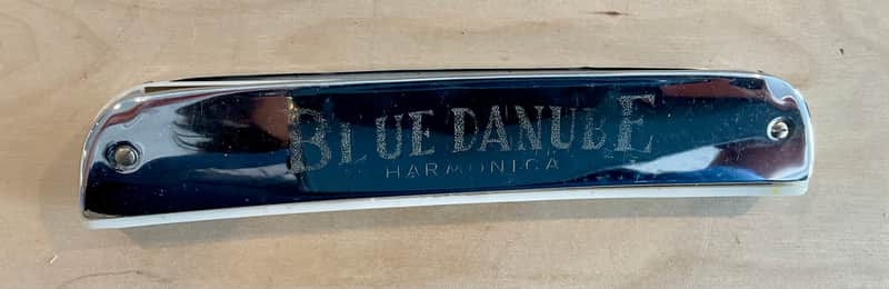 The Original Blue Danube Harmonica - Silver | Reverb