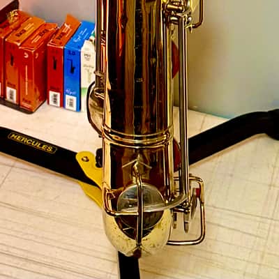 C.G. Conn Baritone Saxophone 1967 - Lacquered brass | Reverb