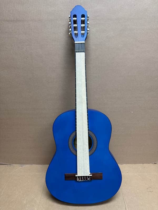 Lucida LG-400 3/4 Classical Guitar – Blue Satin Finish – | Reverb