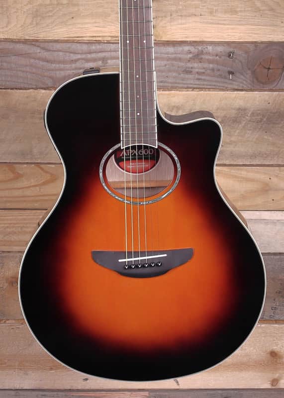 Yamaha APX600 Thinline Acoustic/Electric Guitar Old Violin | Reverb