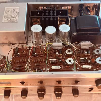 🎶 H.H. Scott Stereomaster LK-60 Integrated Amplifier w/ Wood | Reverb