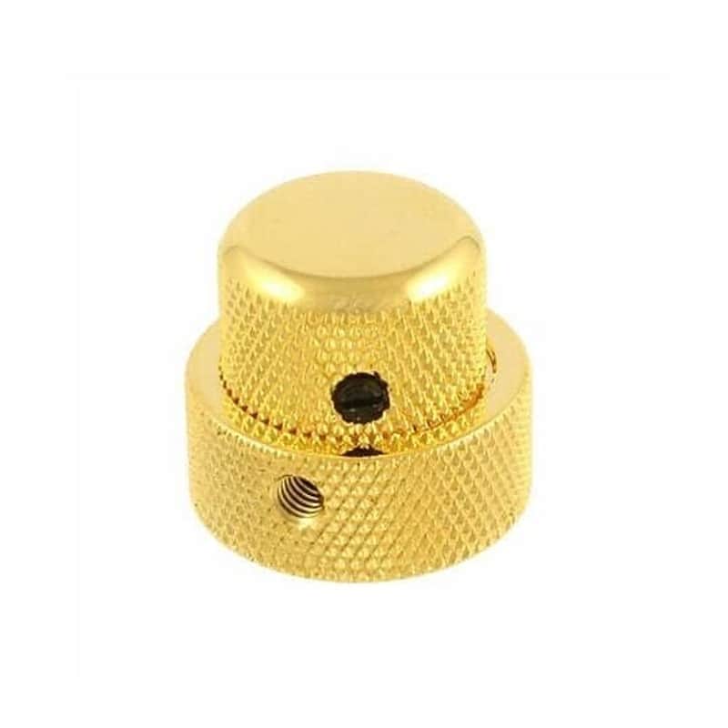 NEW Concentric Stacked KNOB for Fender Tele+ Bass Gold Fits | Reverb