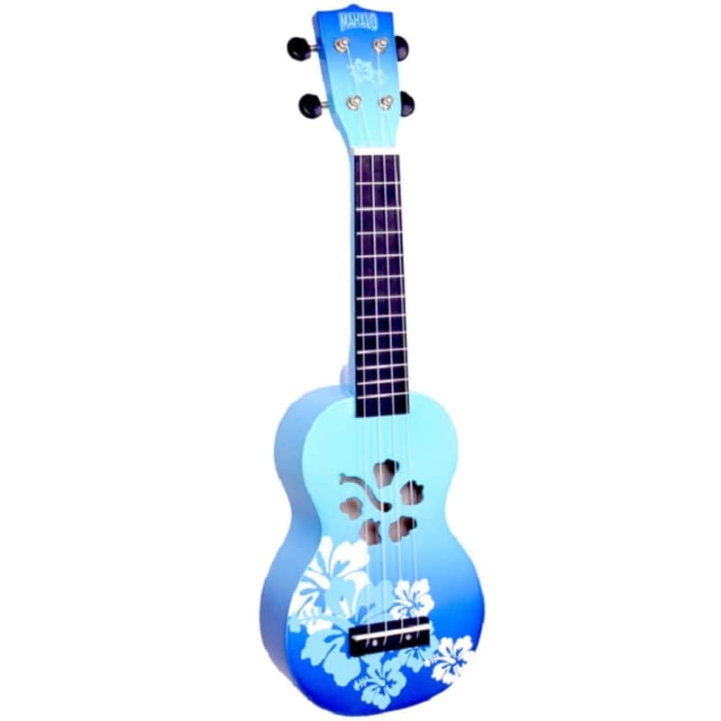 Mahalo Designer Series MD1HB Soprano Ukulele, Blue Burst with | Reverb