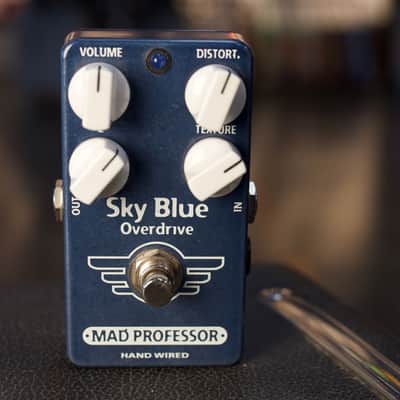 Mad Professor Sky Blue Overdrive Hand Wired 2010s - Blue | Reverb