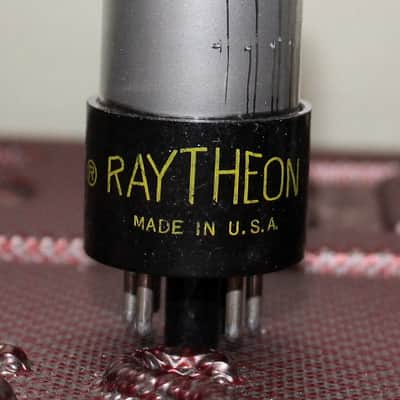 RAYTHEON 6V6GT VT-107 BLACK OVAL PLATE D GETTER | Reverb Australia