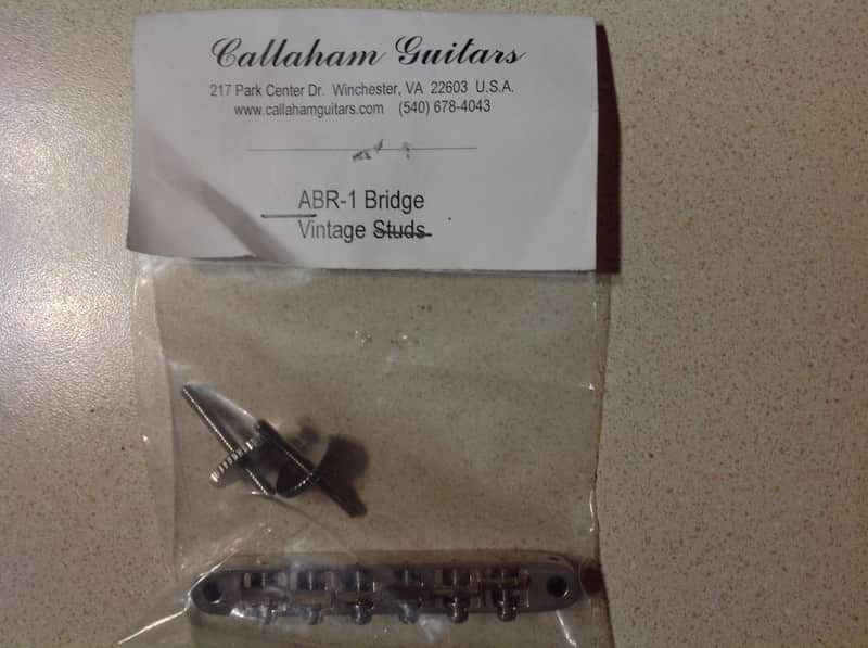 Callaham ABR-1 Bridge - massive upgrade for Tune-O-Matic | Reverb