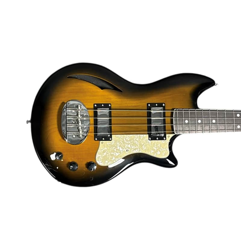 Lakland Skyline HB-30 Short Scale Hollow Body, Sunburst / Pau | Reverb