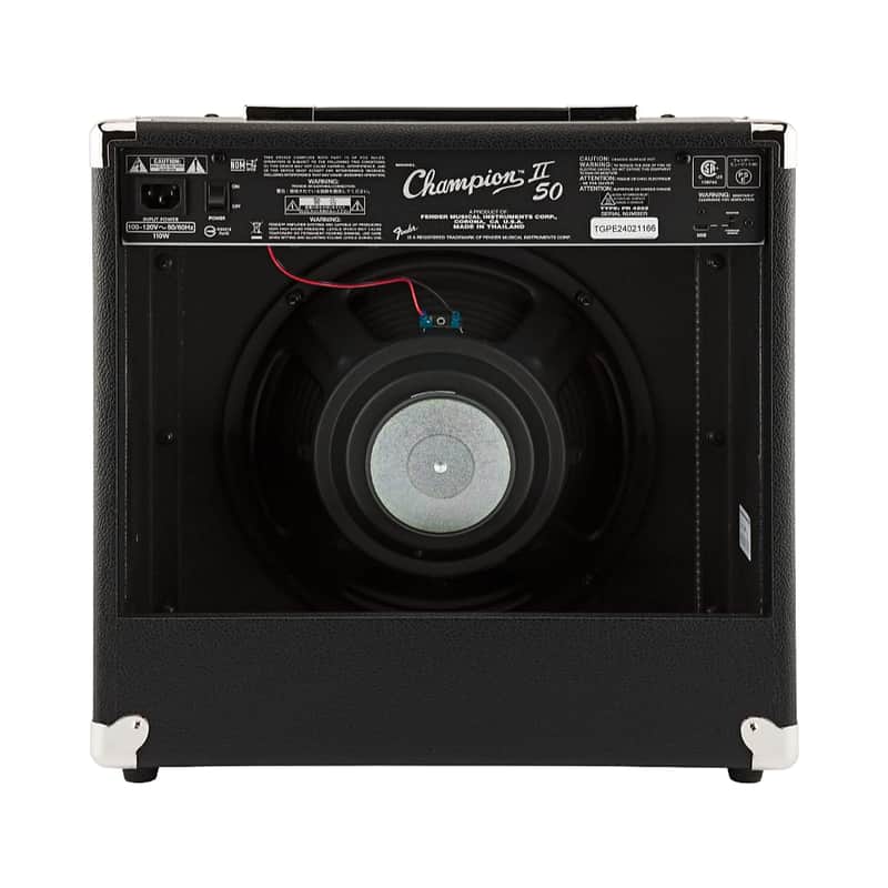 Fender Champion II 50 2-Channel 50-Watt 1x12" Guitar Combo | Reverb