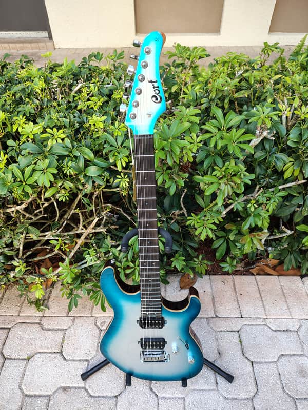 Cort G300 Glam Electric Guitar Polar Ice Metallic 2024 | Reverb