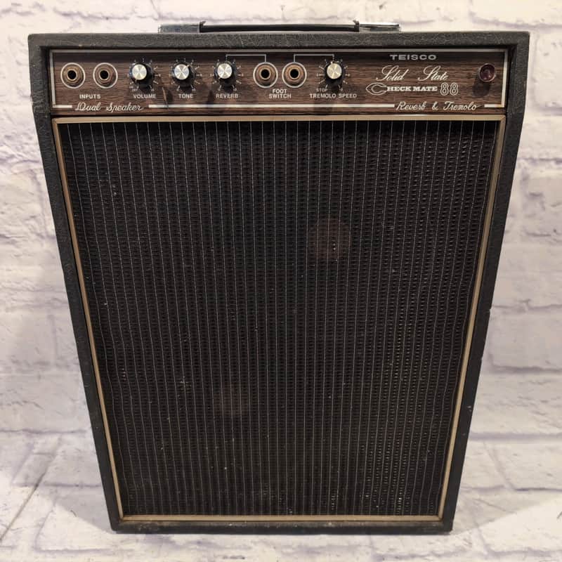 Teisco Vintage CM-88 Checkmate 88 2x8 Solid State Guitar | Reverb