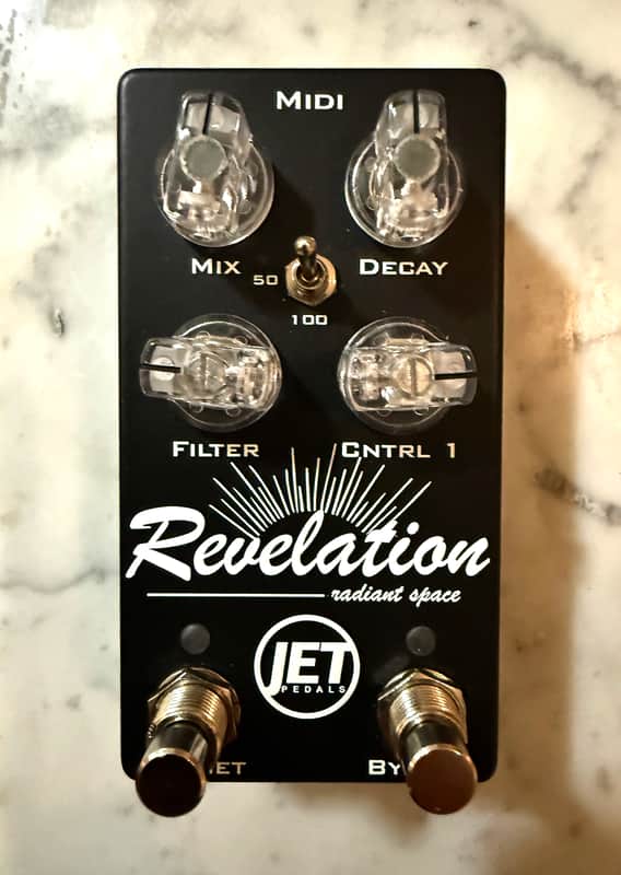 Jet Pedals Revelation Radiant Space V3 Stereo Reverb- Black | Reverb