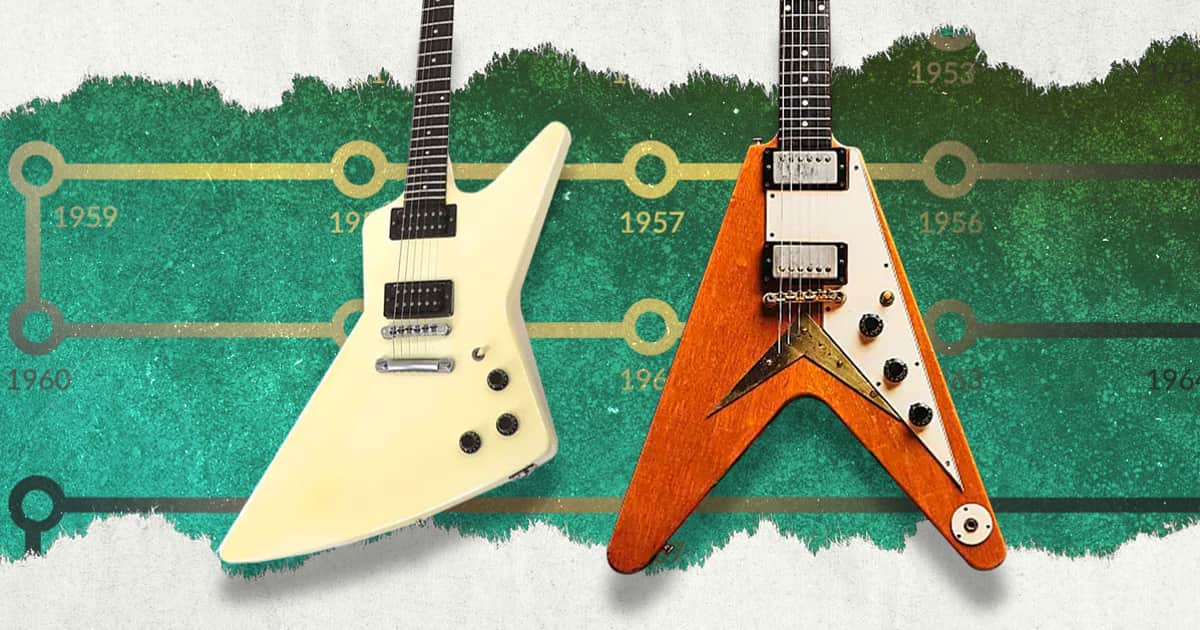 Flying Vs & Explorers: A Timeline of Radical Gibsons | Reverb News