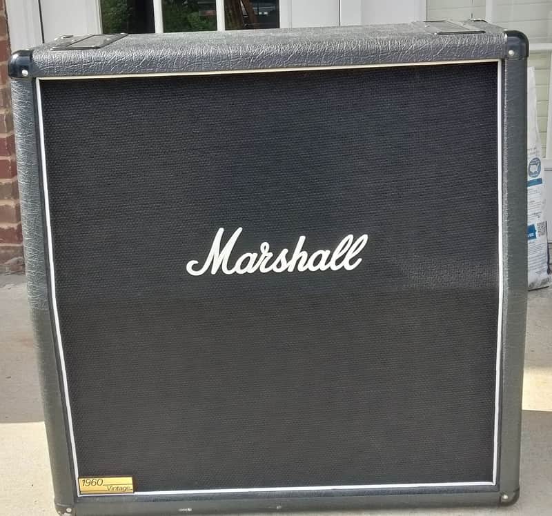 Marshall 1960AV Vintage 280-Watt 4x12" Slant Guitar Speaker | Reverb